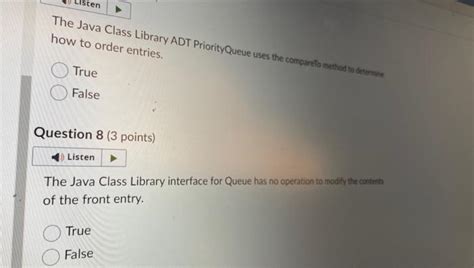 Solved The Java Class Library Adt Priorityqueue Uses The