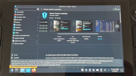 Cannot Install Heroic Launcher Rsteamdeck
