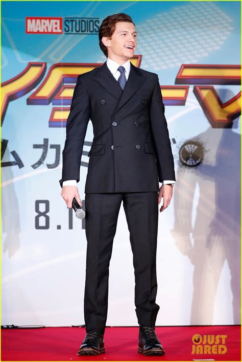 Tom Holland Suits Up For Spider Man Homecoming Tokyo Premiere