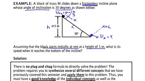 Inclined Plane Problems Worksheet Pdf