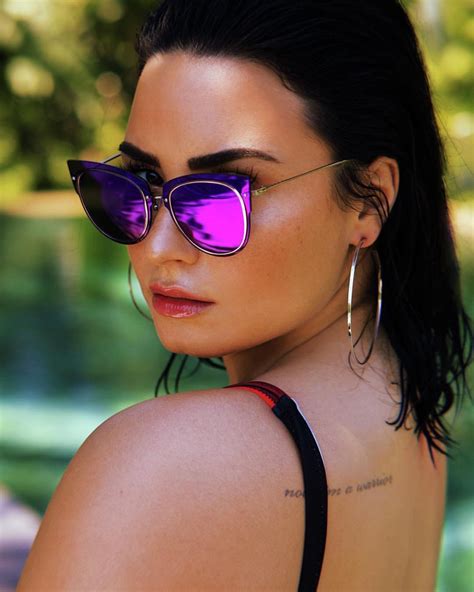 Demi Lovato DIFF Eyewear Promotion 2018 04 GotCeleb
