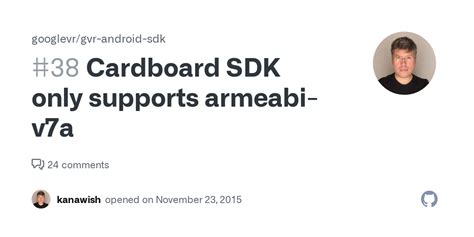 Cardboard SDK Only Supports Armeabi V A Issue Googlevr Gvr Android Sdk GitHub