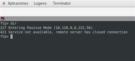 Windows Error Al Ejecutar Comando Dir En Servidor Ftp Stack