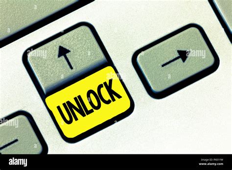 Writing Note Showing Unlock Business Photo Showcasing Use Password Or