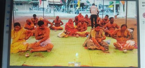 The Seven Day Bhagwat Katha Started With The Kalash Yatra कलश यात्रा