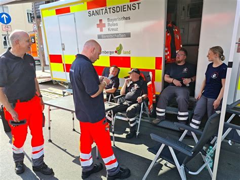 17 und 18 06 2023 Sanitätsdienst Stadtfest BRK KV Nürnberger Land