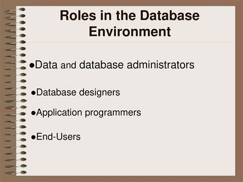 Outline Context For Database Development Goals Of Database Development