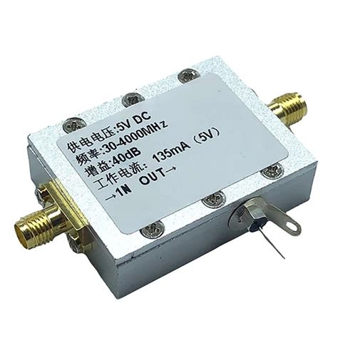 Rf Amplifier 30 4000mhz Gain 40db Gain Module With Housing Finished Produc I4c1 £15 56