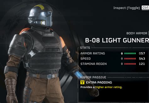 Extra Padding But Less Armor Than Its Counterparts B 08 Light Gunner R Helldivers