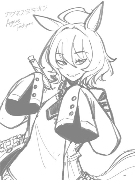 Mir Miryumiya Agnes Tachyon Umamusume Umamusume Highres 1girl