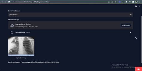 Github Muxair Human Disease Detection App This Is Streamlit Applictation I Have Integrated