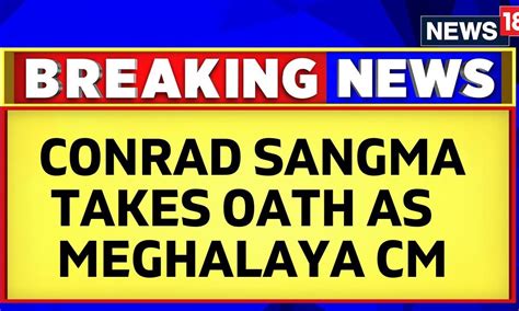 Meghalaya Politics Meghalaya News Conrad Sangma Takes Oath As The