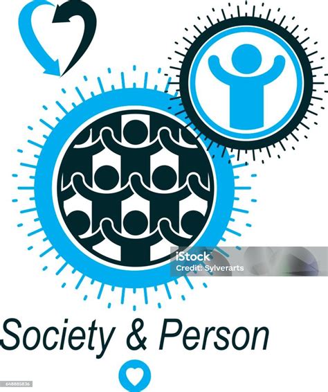 人類和人概念的標識用不同的圖示創建的獨特的向量符號系統和社會矩陣標誌人和世界與彼此進行交互系統和社會矩陣標誌向量圖形及更多一起圖片 Istock
