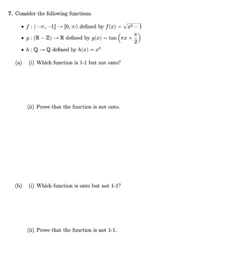 solved 7 consider the following functions f 0 1]