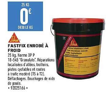 Promo Fastfix Enrobé à Froid Sika chez Brico Cash iCatalogue fr