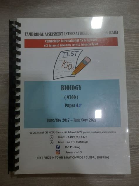 A Level Biology Paper 5 Hobbies And Toys Books And Magazines Textbooks