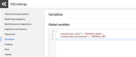 Snowflake — Dataiku Dss 13 Documentation