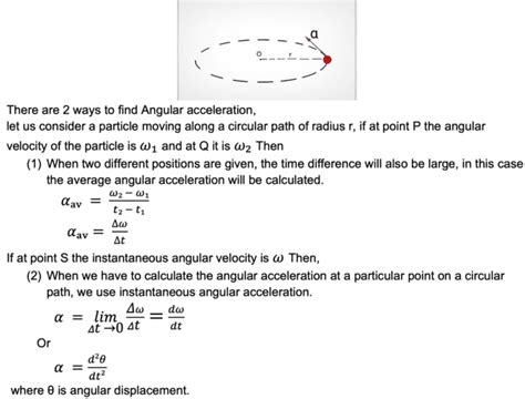 Formula For Angular Acceleration Sciencequery