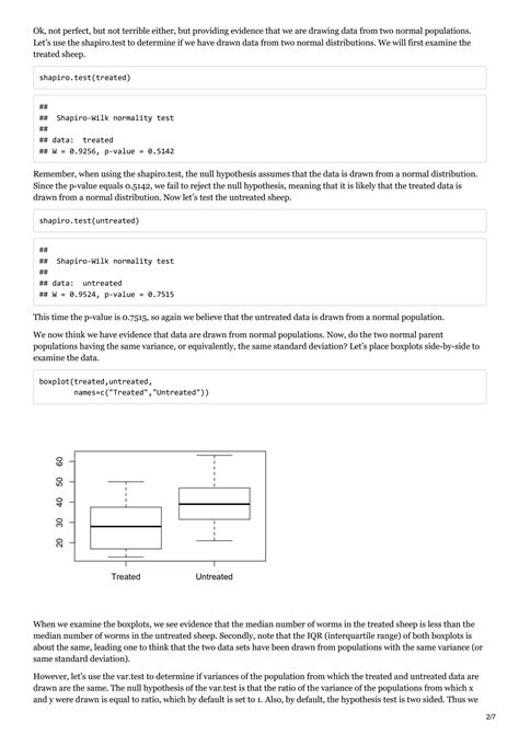 SOLUTION Pooled T Test Using R Studypool