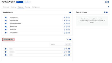Custom Reports
