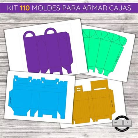 Kit X 110 Moldes De Cajas Editables Papeles En Venta En Capital Federal Capital Federal Por
