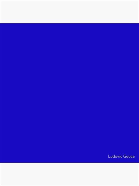 Solid Cobalt Blue Color Poster For Sale By Artinfinity Redbubble