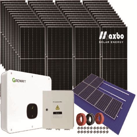 Maxbosolar 20kw Solar System Power Your Home With Sustainable Energy