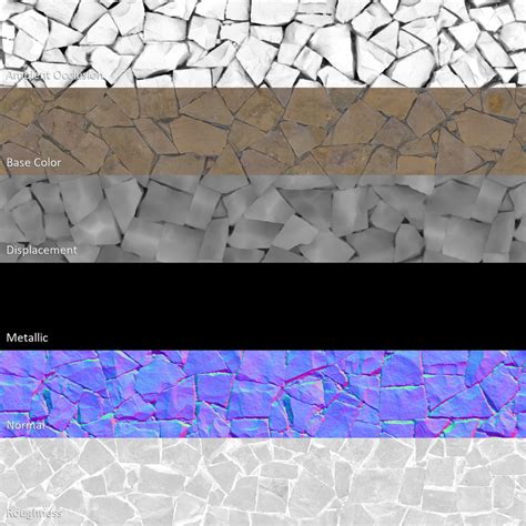 Polygonal Limestone Wall Texture Desert Beige Poliigon