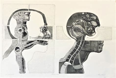Hans Arkeveld Disected Heads Us Etching Har4 Mundaring And