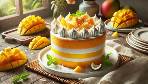 Mango Coconut Cake A Tropical Love Story In Layers The Pie Journal