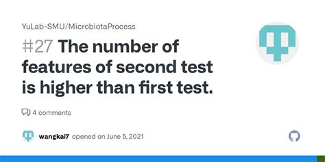 The Number Of Features Of Second Test Is Higher Than First Test