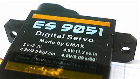 Servo Emax Es9051 4gram Digital Micronwings