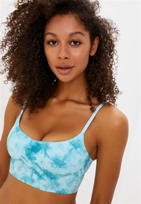 Бюстгальтер Victoria s Secret Pink BRALETTE цвет бирюзовый