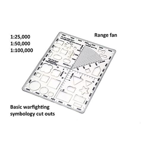 Vui Tui Map Marking Protractor For Military Map Marking Angle