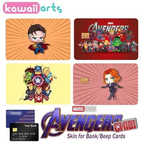 MARVEL MCU CHIBI CARD SKIN STICKER ATM BANK BEEP LOYALTY Shopee Malaysia