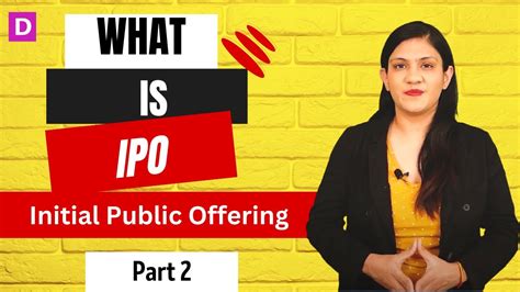 Initial Public Offering Explained Ipo Datatrained Youtube