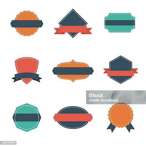 Set Of Modern Flat Design Style Badges Vol 2向量圖形及更多一組物體圖片 一組物體 價錢牌