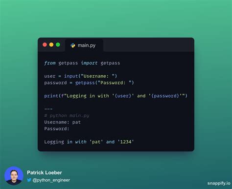 Patrick Loeber Pythonengineer Twitter