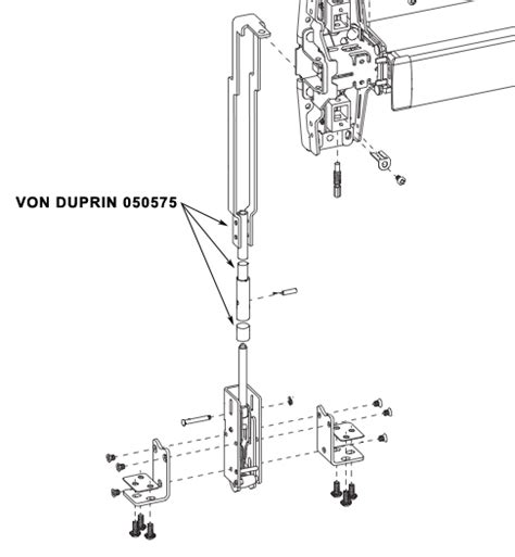 Von Duprin 050575 98994748 Bottom Rod Kit