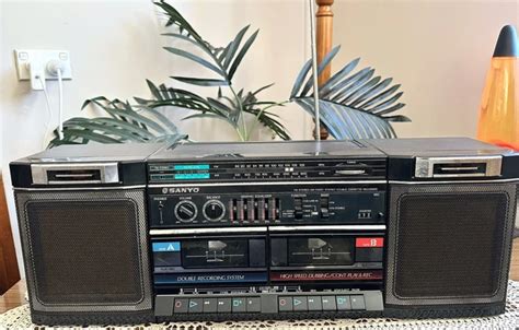 Sanyo Mw250f Stereo Fm Am Radio Double Cassette Recorder Player