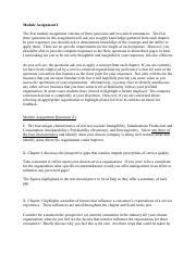 Module Assignment Pdf Module Assignment I The First Module