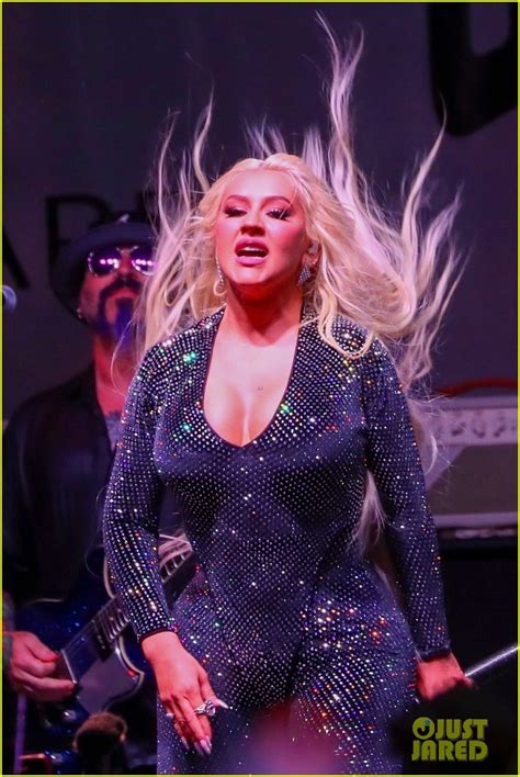 Christina Aguilera Takes The Stage At Stonewall Day Shares A Message