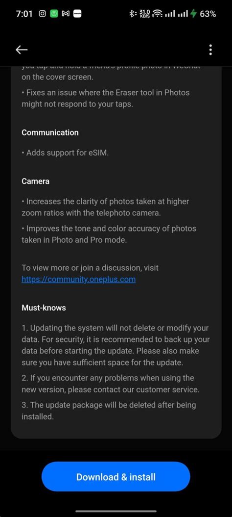 OnePlus Open S Latest Update Brings Camera Improvements And Expands ESIM Support