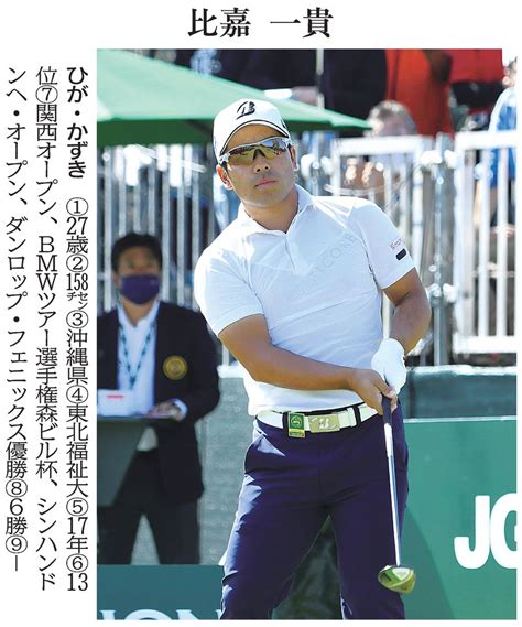 主な選手のプロフィル ゴルフ・カシオワールドオープン特集 高知新聞