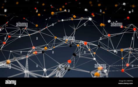 Polygonal Chains With Moving Cubes Design Flashing Lines In Moving