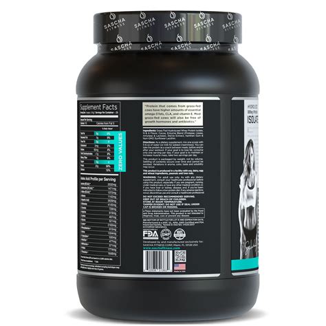 Isolate Hydrolyzed Whey Protein Galletas Y Cremas Saschafitness