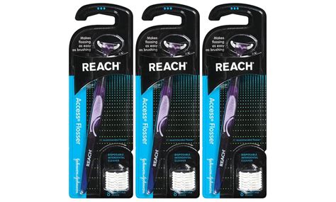 Reach Flosser With Refill Heads Groupon Goods
