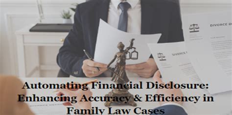automating financial disclosure enhancing accuracy and efficiency in