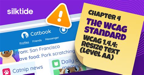 Wcag 1 4 4 Resize Text Level Aa Silktide