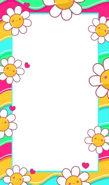 Premium Vector Cute Banner Background Flowers Vector